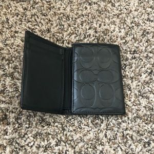 Coach | Accessories | Coach Signature Embossed Trifold Wallet | Poshmark